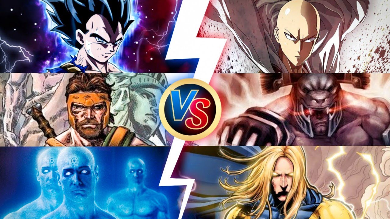 Vegeta VS Saitama / Marvel Hercules VS God Of War Hercules / Dr ...