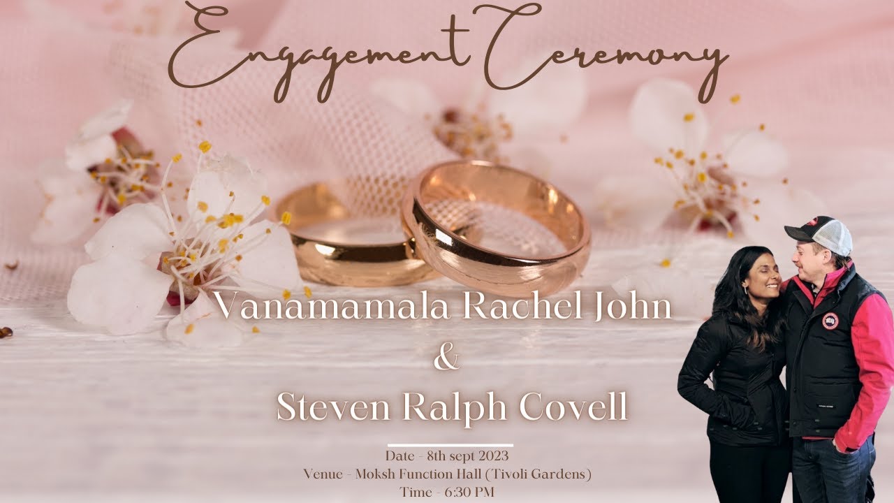 Engagement Ceremony | Vanamamala Rachel John & Steven Ralph Covell | 08 ...