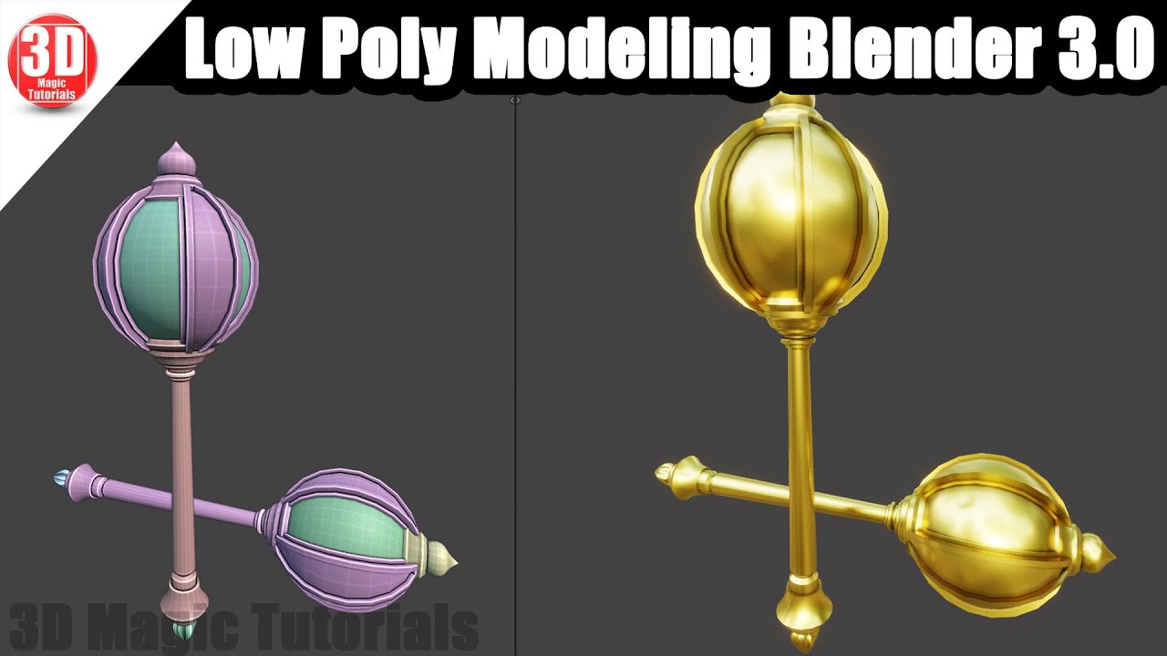 Low Poly Modeling in Blender tutorial | 3.0 - YouTube