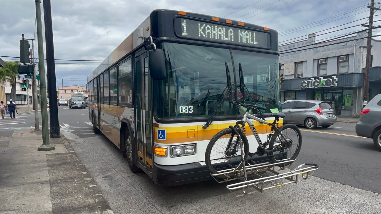 Thebus Honolulu Bus' 290 Gillig Low Floor 40' Ft Route 1 Kahala Mall ...