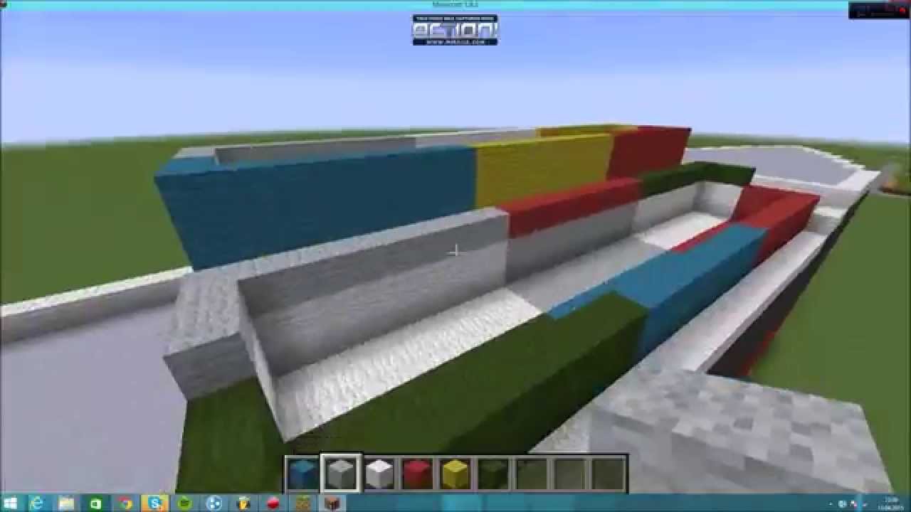 Minecraft Cargo/container ship timelapse - YouTube