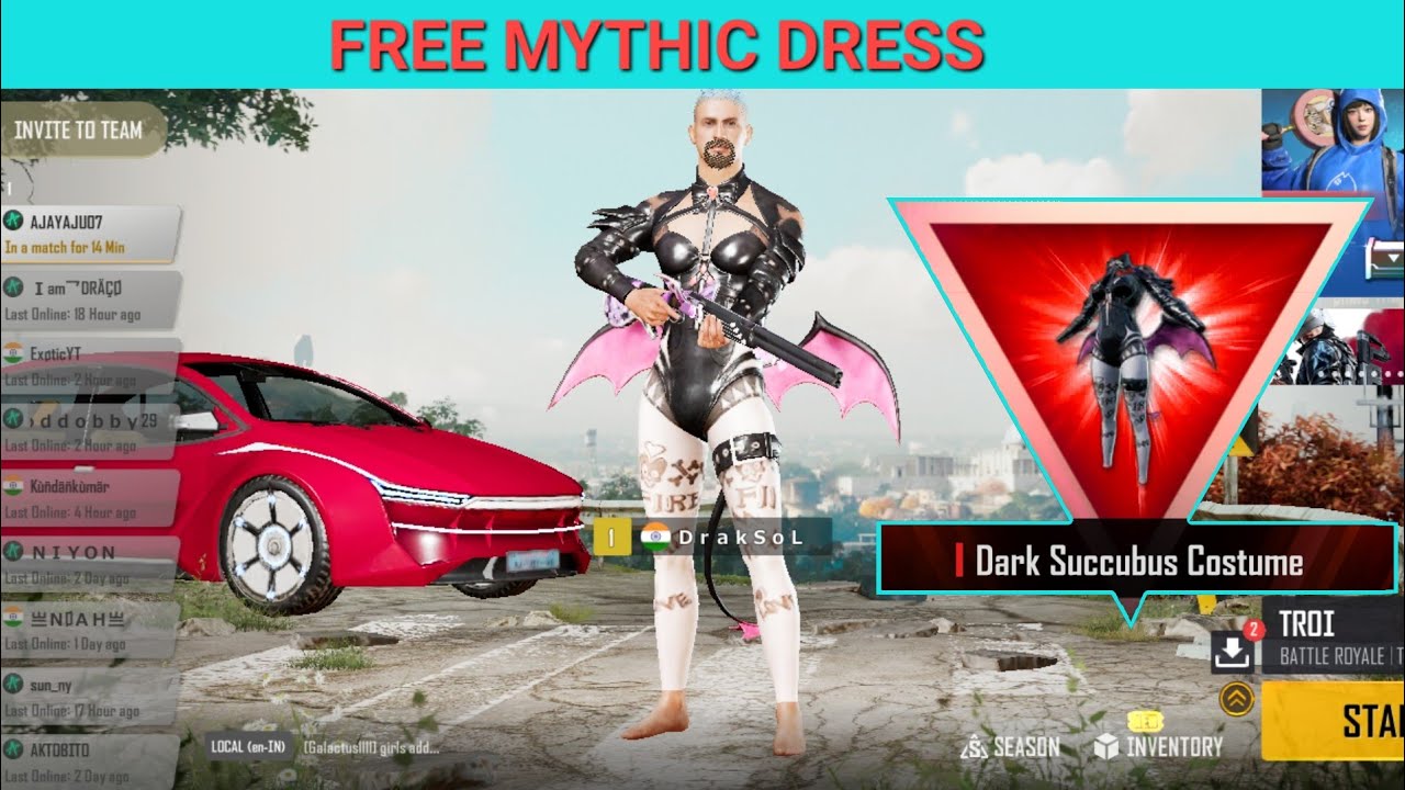 NEW MYTHIC DRESS | PUBG NEW STATE - YouTube