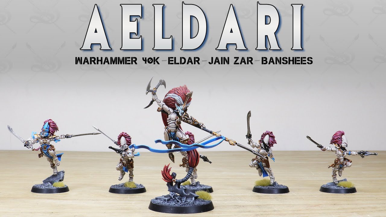 PAINTING SHOWCASE Eldar Jain Zar Craftworlds Warhammer 40k 9th Edition ...