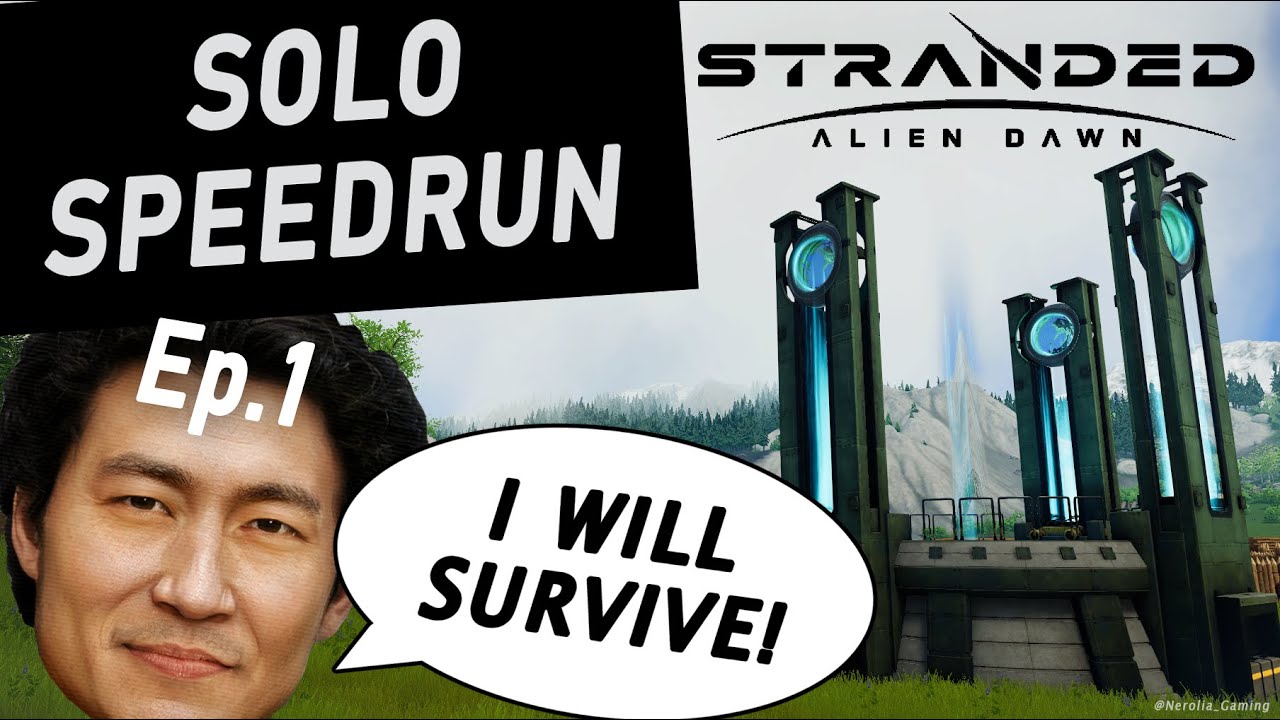 Stranded: Alien Dawn SOLO SPEEDRUN on Insane Chaos Ep.1 ~ RU/EN - YouTube