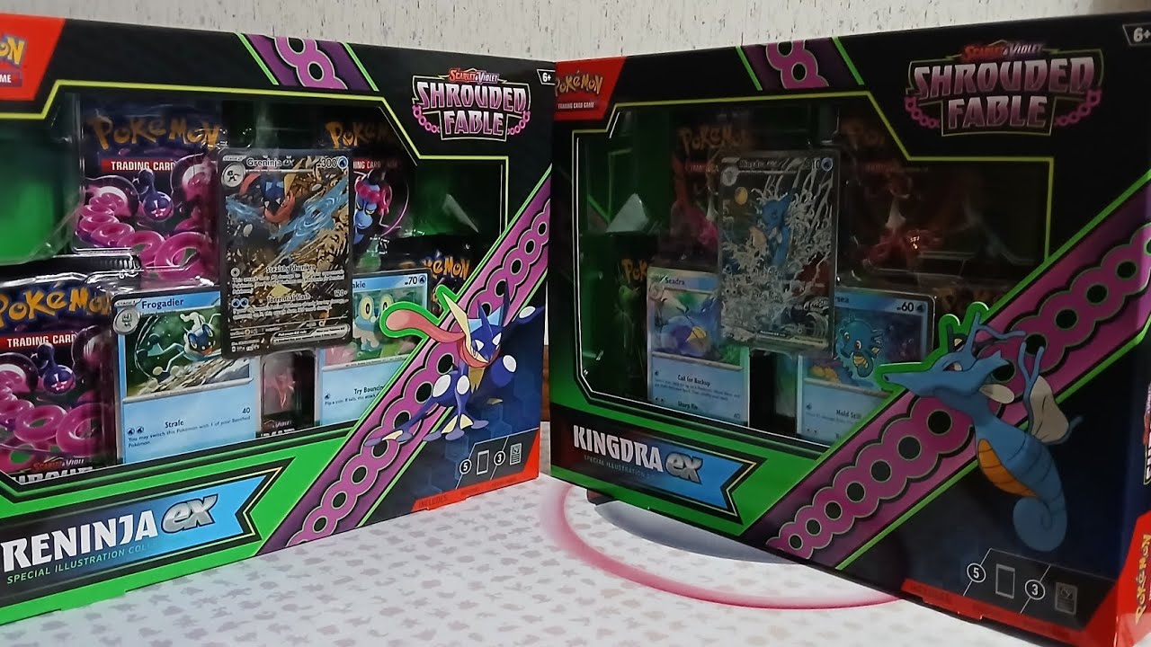 Opening new Shrouded Fable ex boxes. #pokemon #shroudedfable - YouTube