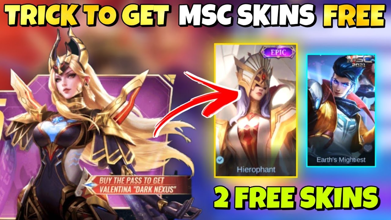 TRICK TO GET MSC SKINS FOR FREE | CHANCE TO GET MSC 2024 VALENTINA ...