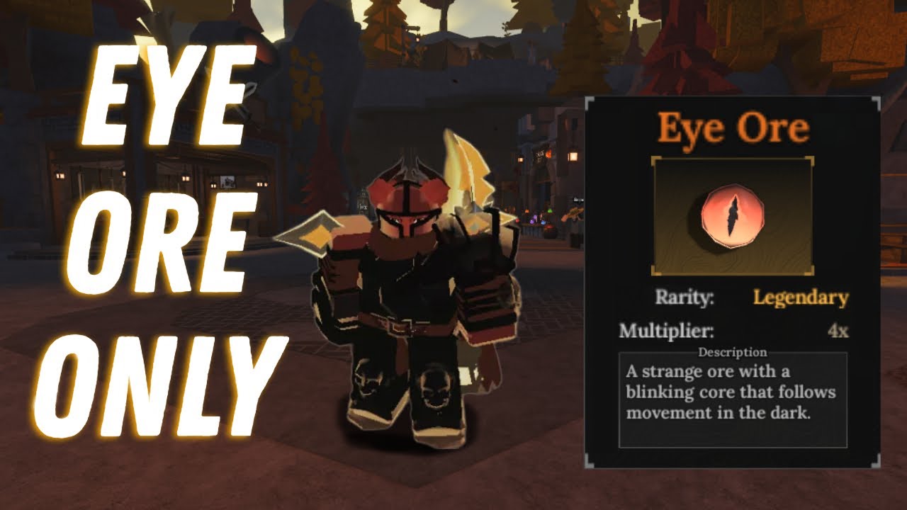 I made full EYE ORE armor in The Forge #viralvideo #theforge #roblox # ...