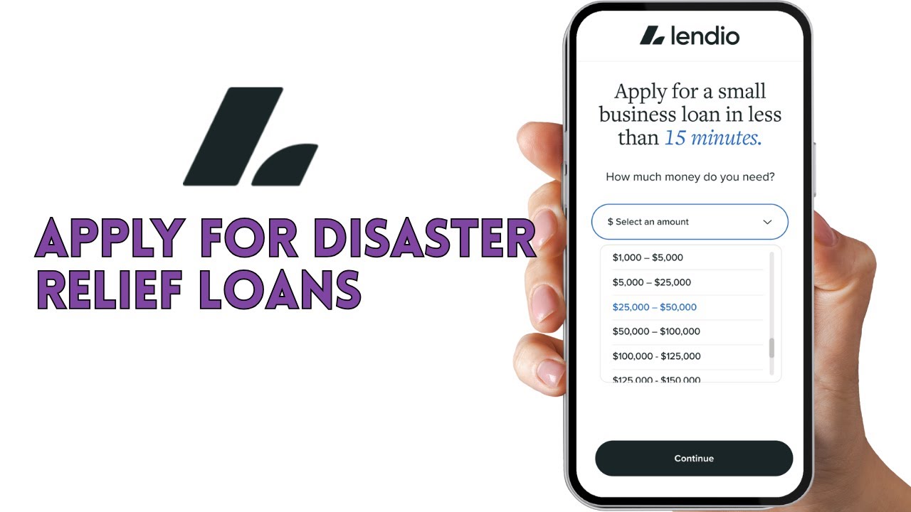 HOW TO APPLY FOR DISASTER RELIEF LOANS VIA LENDIO - YouTube