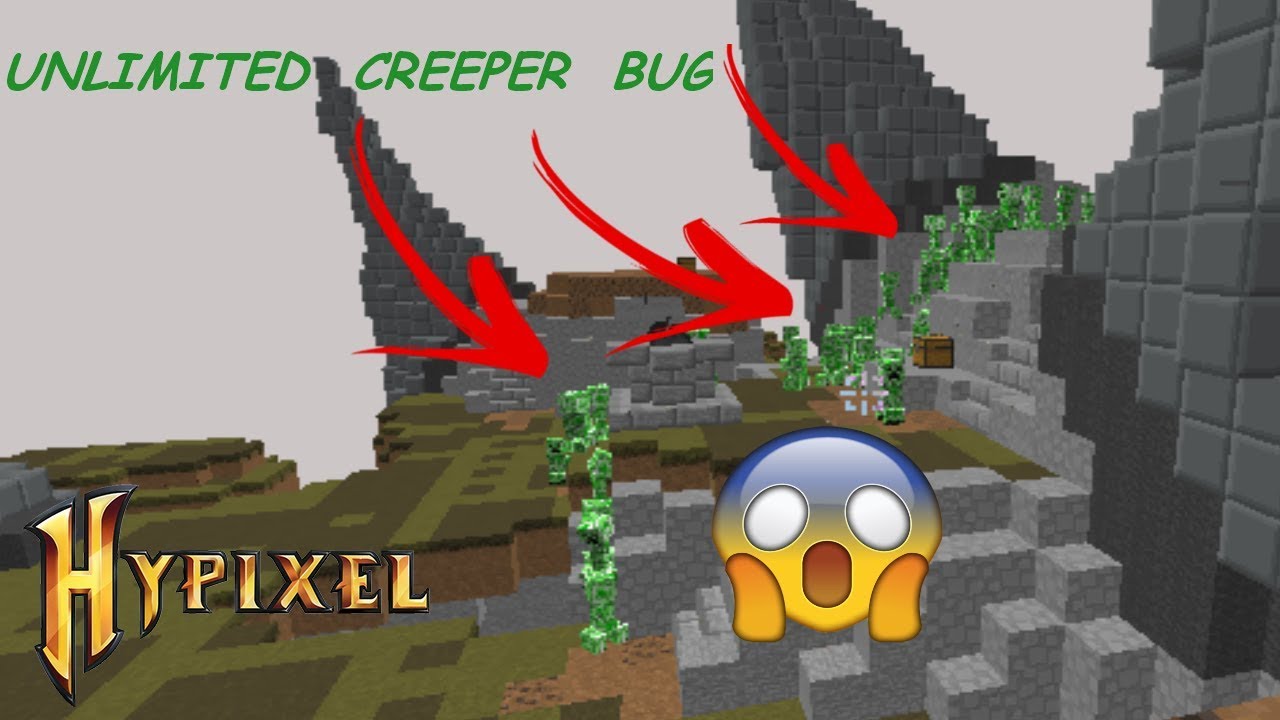 UNLIMITED CREEPER BUG IN SKYWARS DUELS!?! (Hypixel) - YouTube
