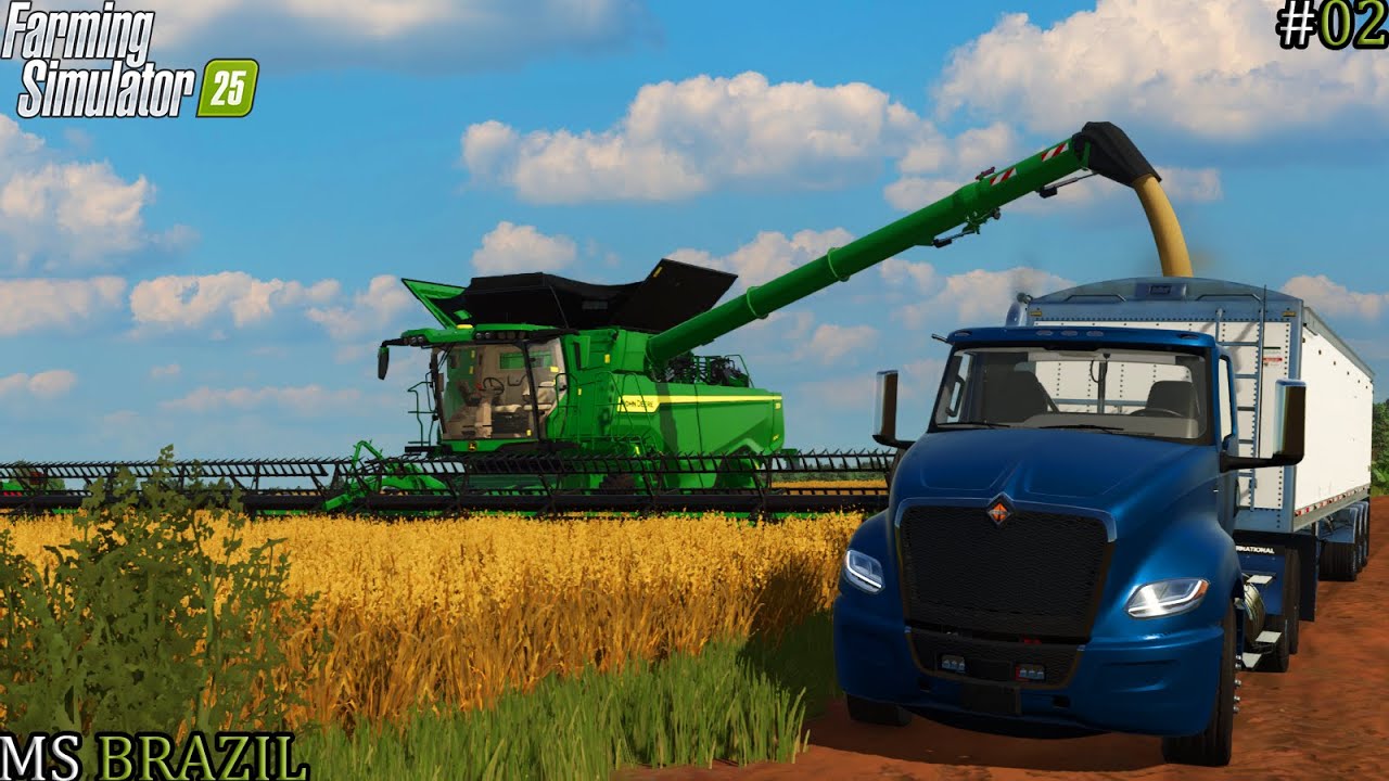 Starting new contract 📑 | MS BRAZIL| Farming Simulator 25 | Time Lapese ...