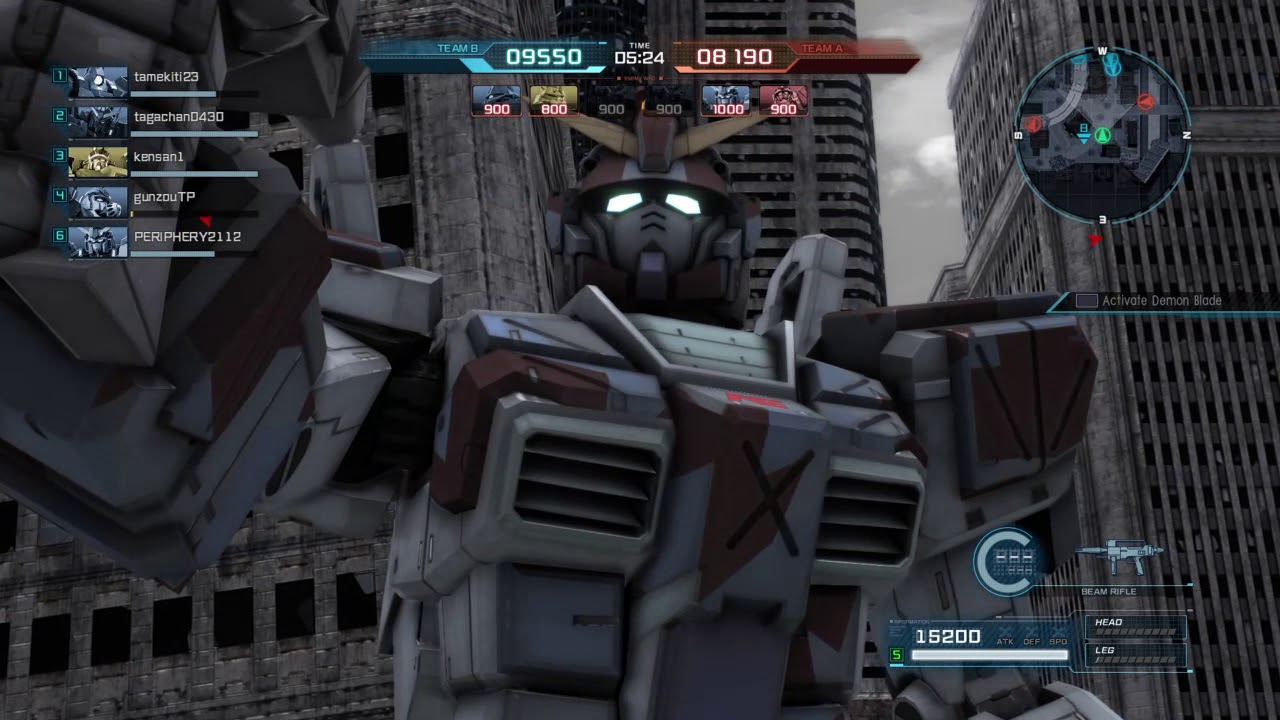 GBO2 GM Striker custom (Gundam Katana) - MOBILE SUIT GUNDAM BATTLE ...