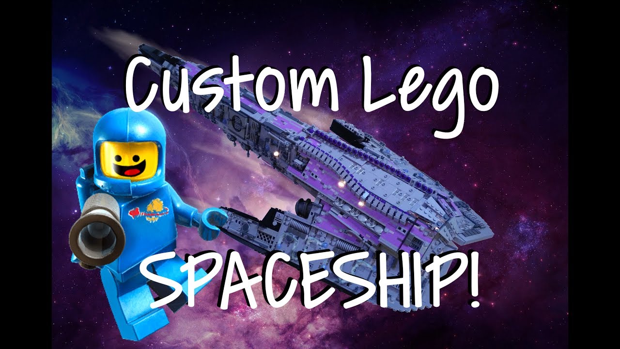 Huge Lego Spaceship MOC! - Custom model description video #1 - YouTube