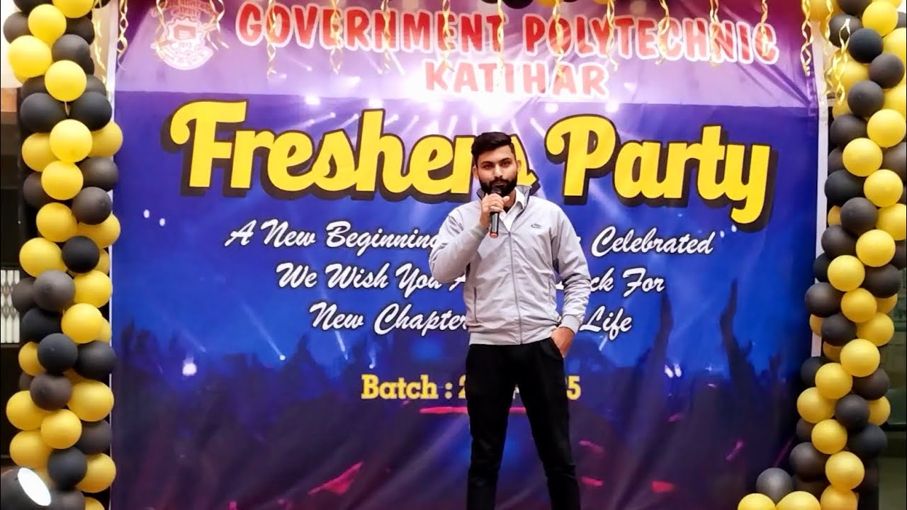 Freshers Party (Government Polytechnic Katihar) -Stand Up Comedy Ft ...