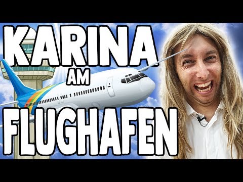 Karina bei der Arbeit - Am Flughafen!