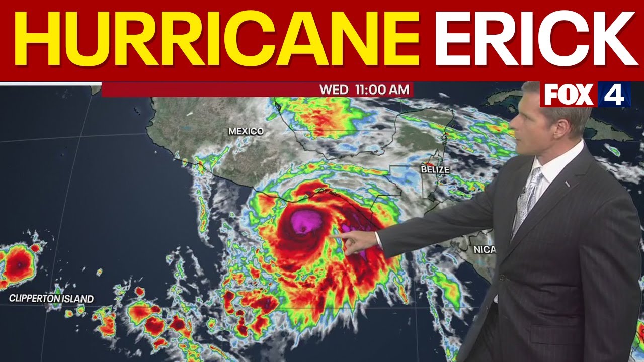 Hurricane Erick 2025 path: Where the storm is going to hit - YouTube