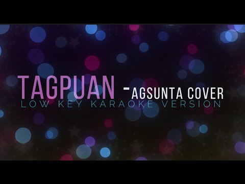 Tagpuan - MOIRA Agsunta Cover LOW KEY KARAOKE version - YouTube