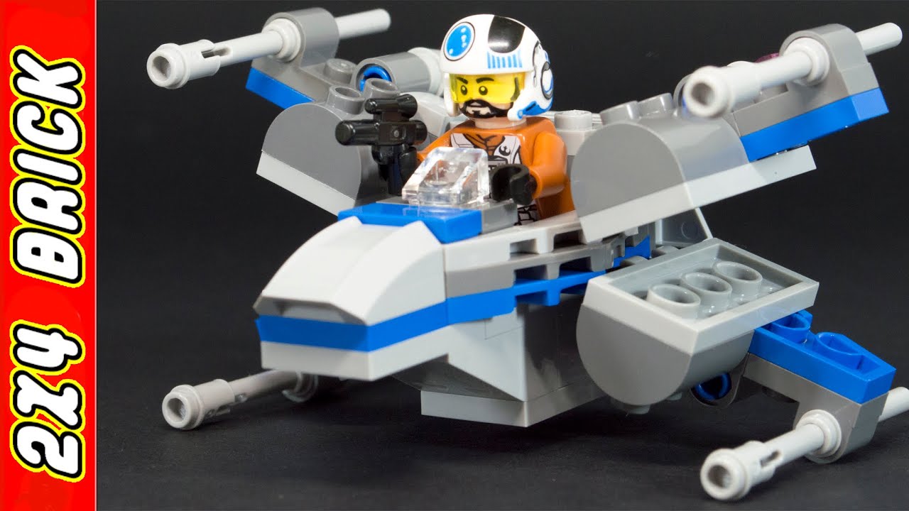 Lego Star Wars 75125 Resistance X-Wing Fighter - 2016 - YouTube