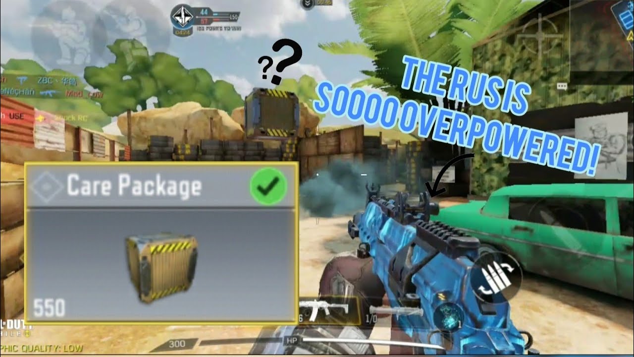 THE RUS IS SO GOOD AND LOOK WHAT I GOT FROM A CARE PACKAGE(legendary ...