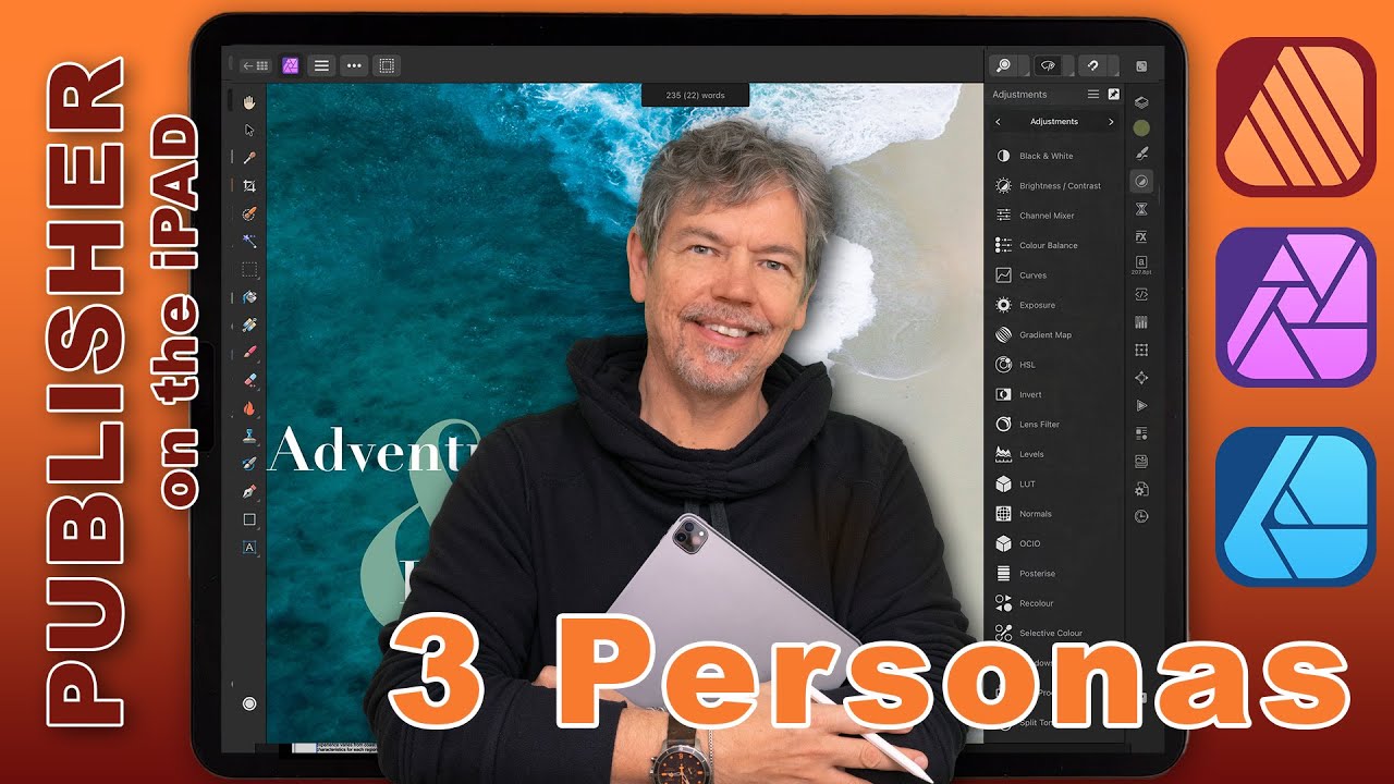 Affinity Publisher on the iPad v2 - How do the Studio Link Personas ...