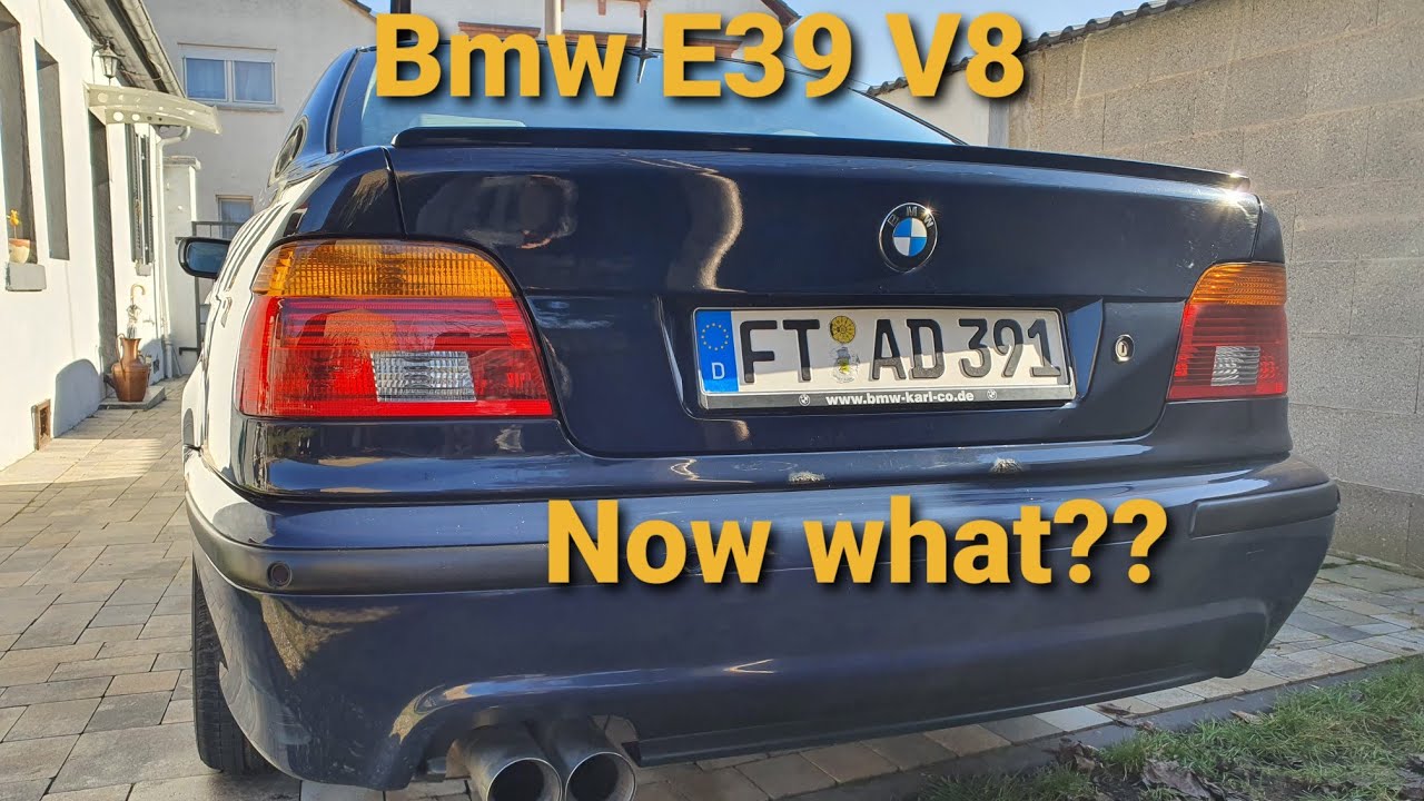 Bmw E39 V8 project car! oil leak, electrical problems and rost! what more? P11 - YouTube