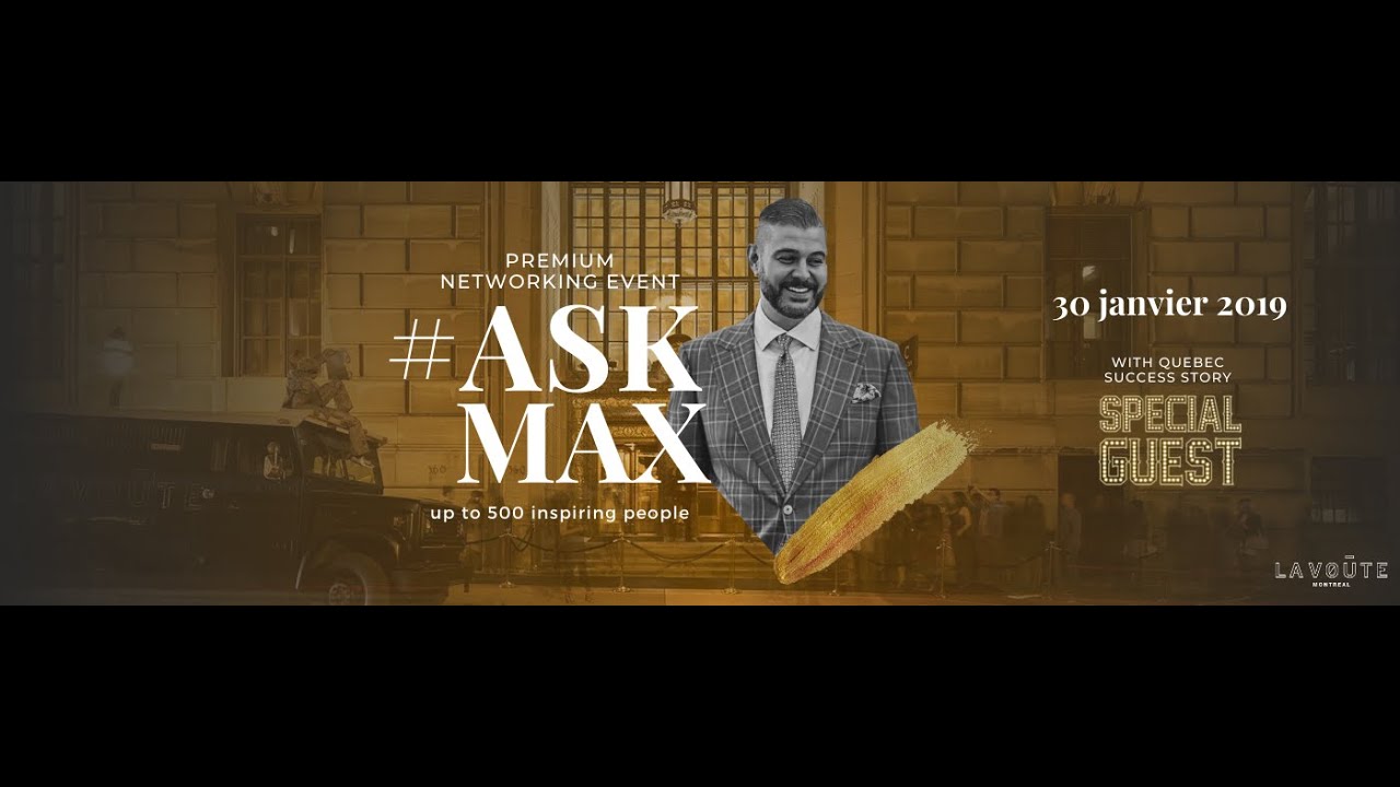 ASK MAX PREMIUM NETWORKING EVENT 2020 - YouTube