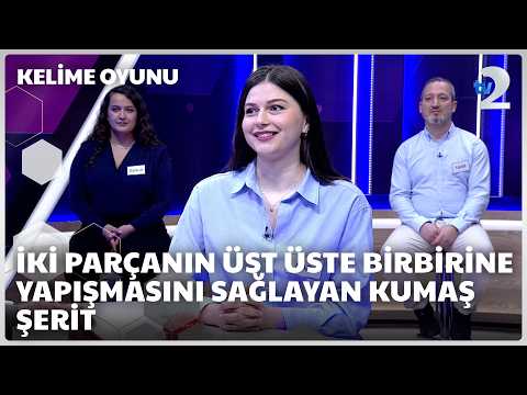 İki parçanın üst üste birbirine yapışmasını sağlayan kumaş şerit | Kelime Oyunu