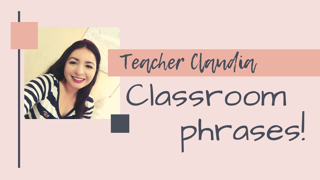 Classroom Phrases - Frases en el salon de clases - YouTube