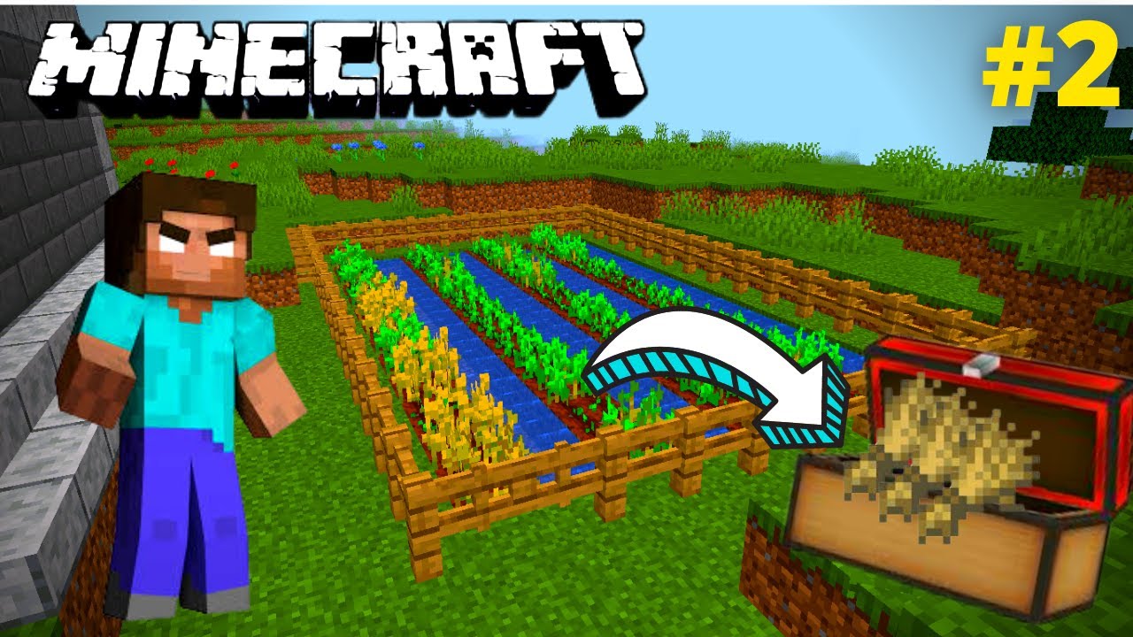 I MADE FASTEST WHEAT FARM | MINECRAFT 1.17 EASY WHEAT FARM | AUTO WHEAT ...