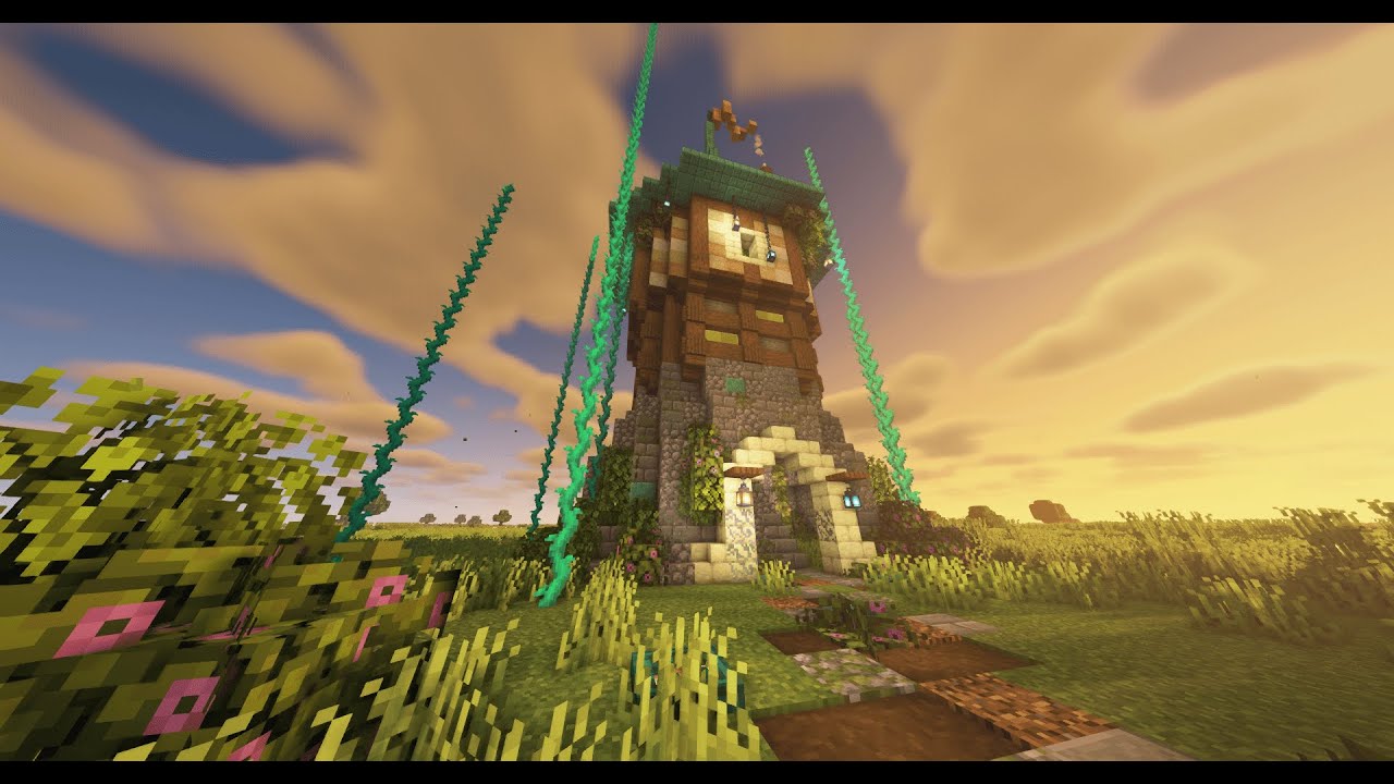 Minecraft | Fairy / Fantasy Enchanting Tower - YouTube