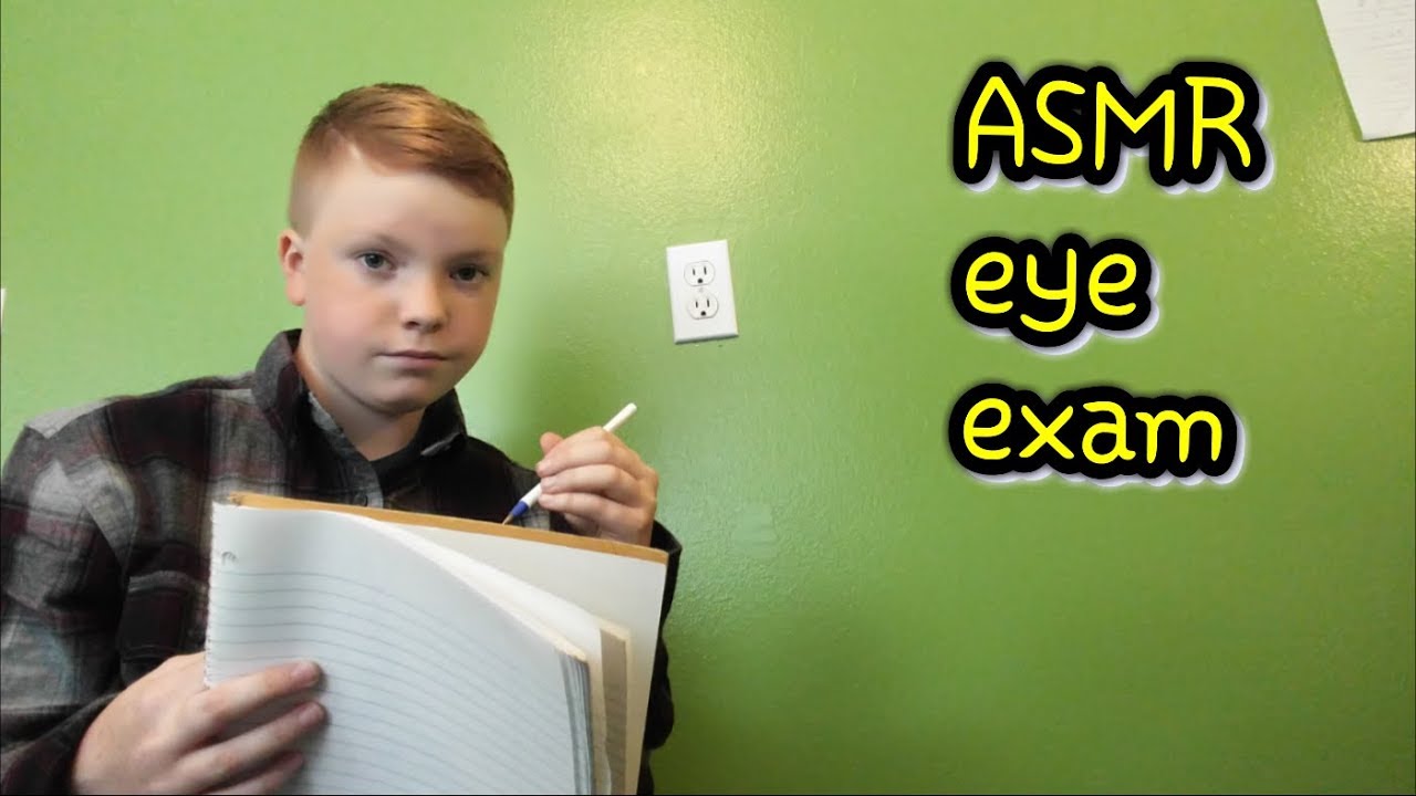 ASMR eye exam - YouTube