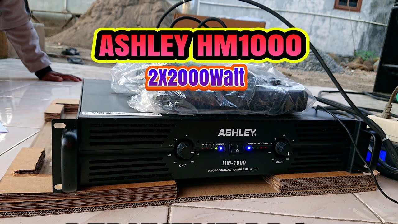 Review Power Ashley HM1000 Cocok Buat.... - YouTube