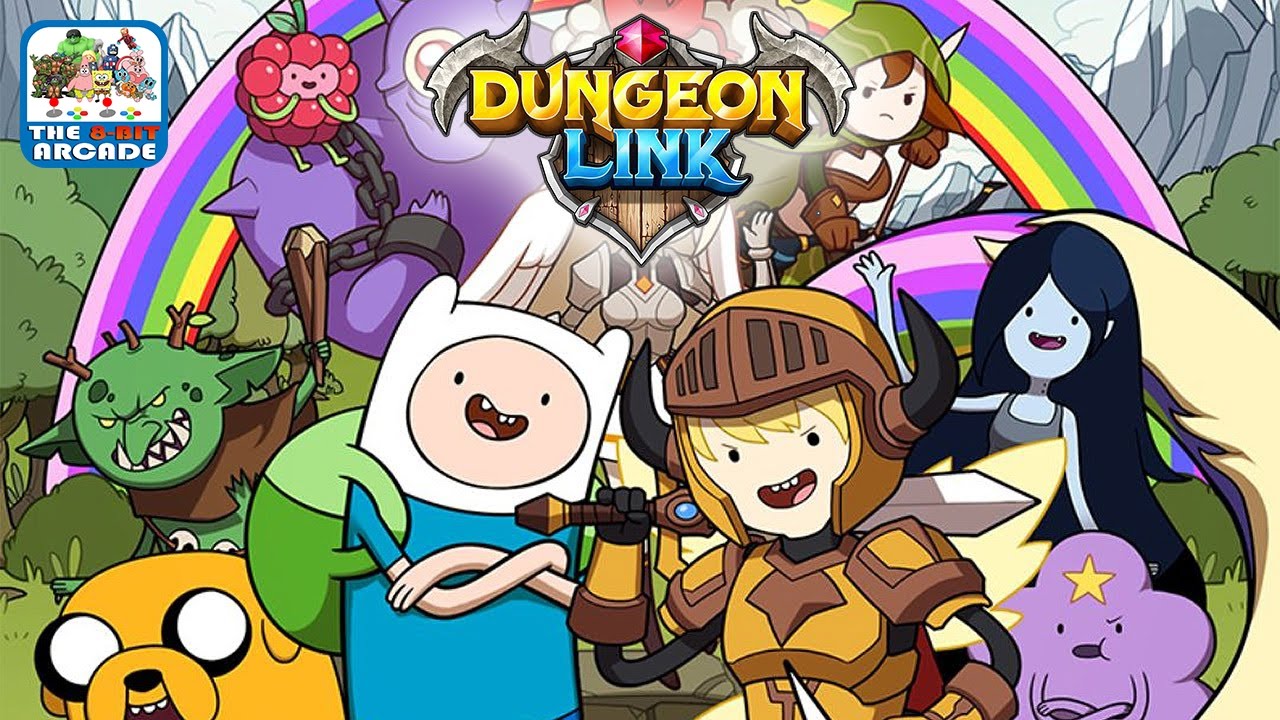 Dungeon Link Featuring Adventure Time - Finn & Crew Go To Witch Castle ...