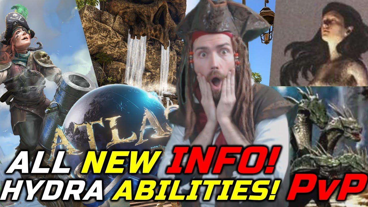 ATLAS Hydra Abilities! PVP Respawns! How Long Will Your Character Live ...