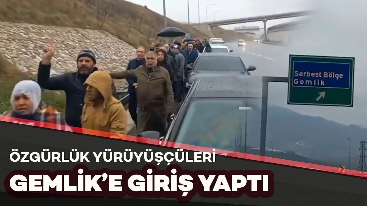 "Bijî Serok Apo" sloganlarıyla Gemlik'e giriş yapıldı: Abdullah Öcalan ...