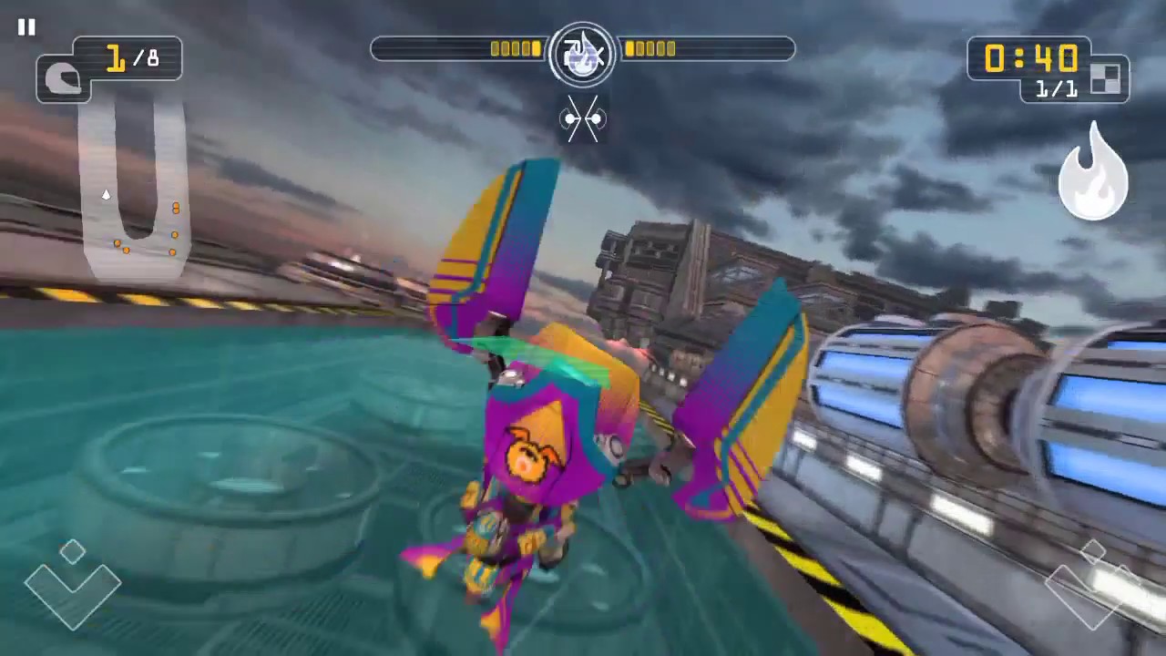 Riptide GP Renegade | Race in sky mines | Using manta hydro jet - YouTube