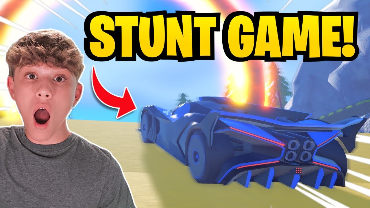 Trying a NEW STUNT DRIVING GAME on ROBLOX! (DownForce Stunt Driving ...