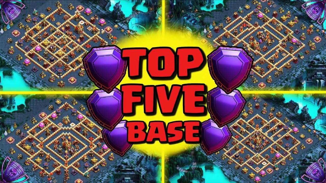 TOP 5 Best LEGENDS LEAGUE Bases to PUSH in TH16 | NEW Legends League ...