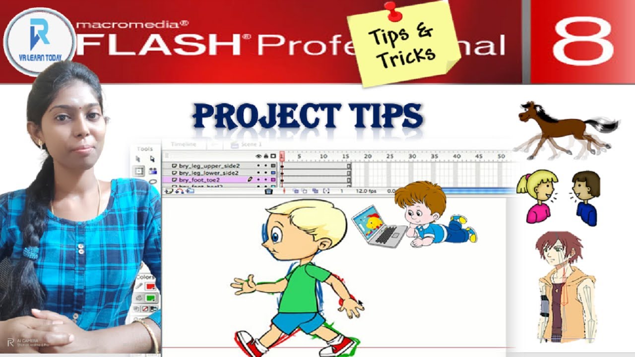 How to Draw Character in Flash | Project Tips and Tricks - YouTube
