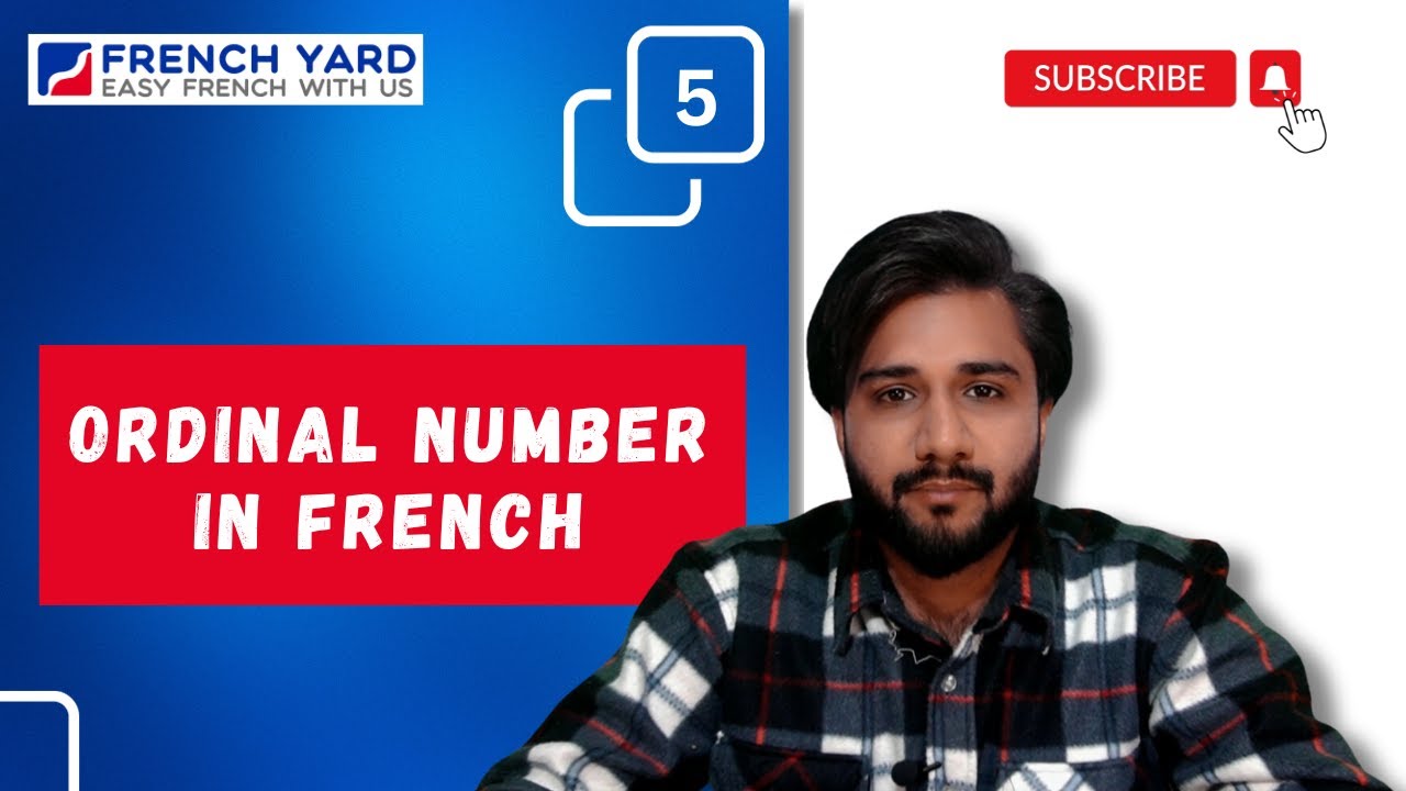 ORDINAL NUMBER IN FRENCH || Frenchyard - YouTube