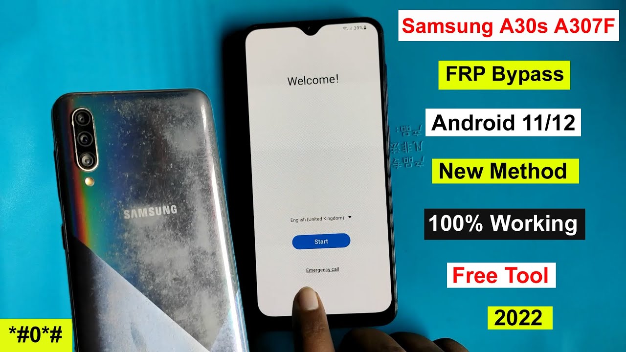 Samsung Galaxy A30s (A307F) FRP Bypass Android 11 By One Click | Gmail ...