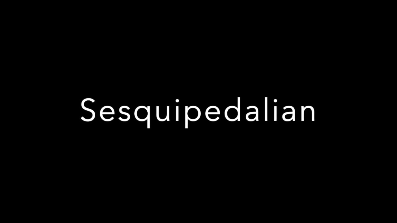 How To Pronounce Sesquipedalian - YouTube