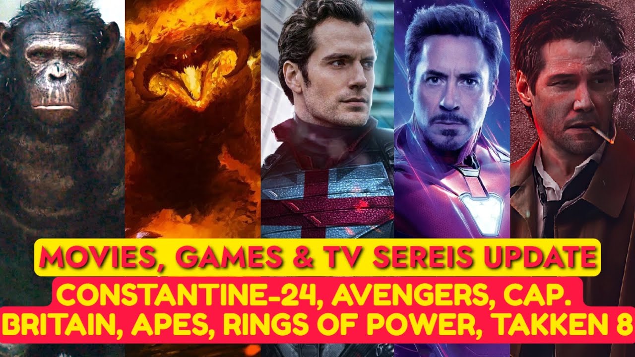 Captain Britain, Constantine, Avengers Secret Wars, Plant of the Apes ...