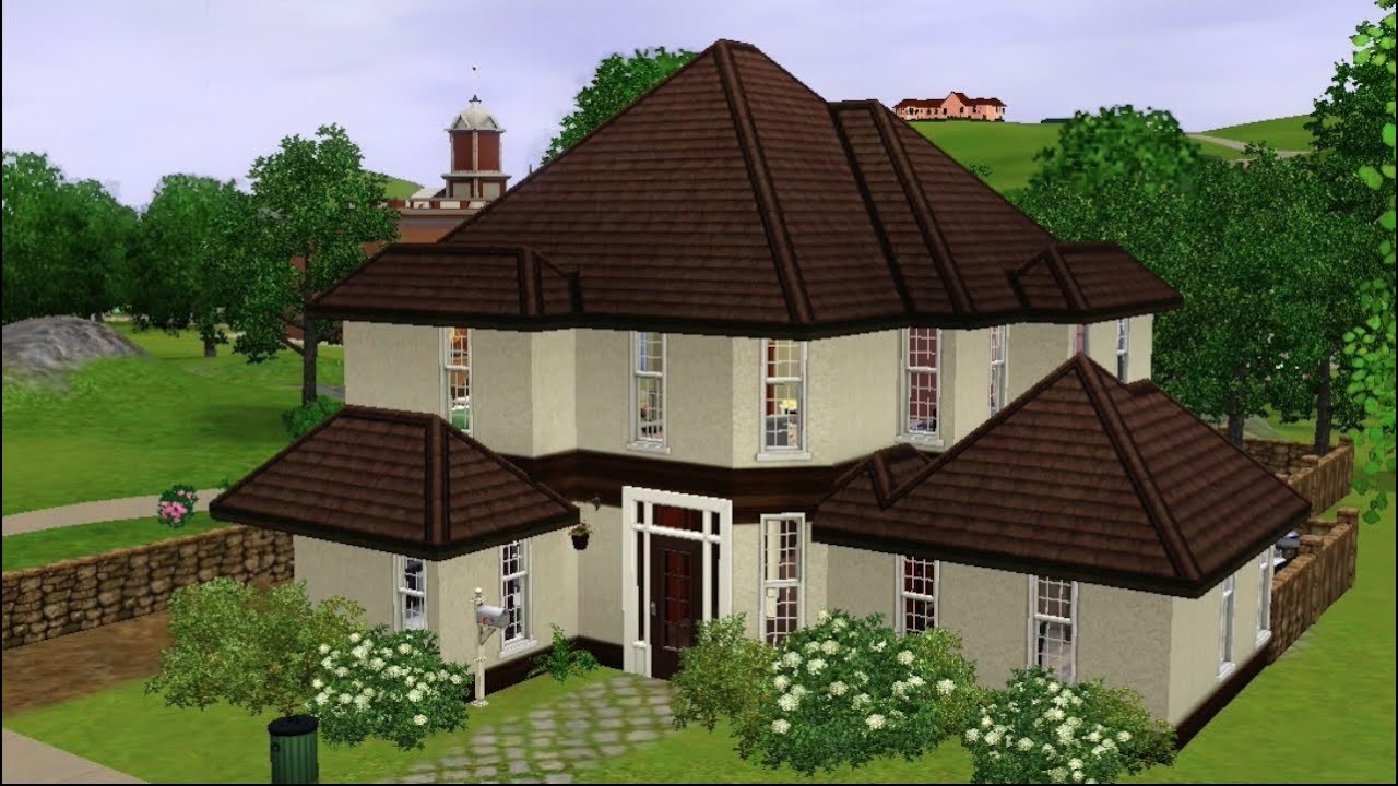 The Sims 3: House Building - Renovated Family House - YouTube