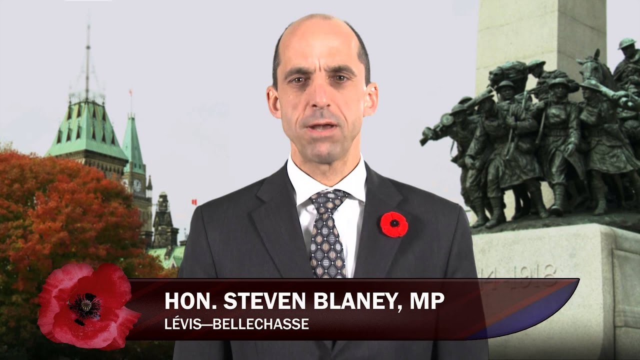 Remembrance Day, Steven Blaney - YouTube