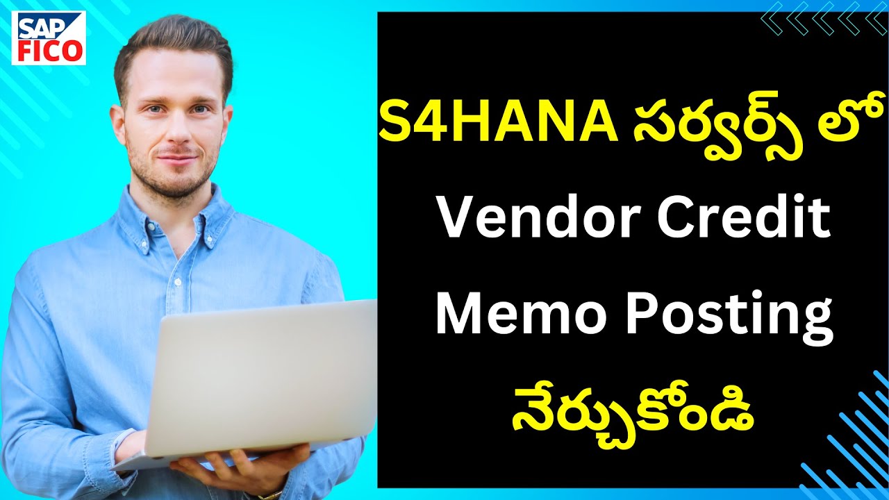 How to Post a Vendor Credit Memo | FB65 T- Code is used to post vendor ...