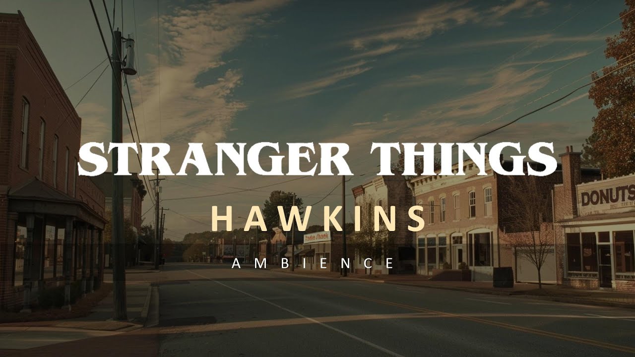 You’re walking the streets of Hawkins | Stranger Things Ambience for ...