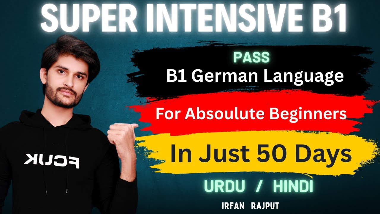 German for Beginners | Super Intensive B1 German Course | Introduction | Pass B1 in Just 50 ...
