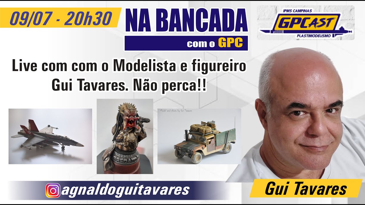 Na Bancada EP 46 - Agnaldo Gui Tavares - Modelista e figureiro - YouTube