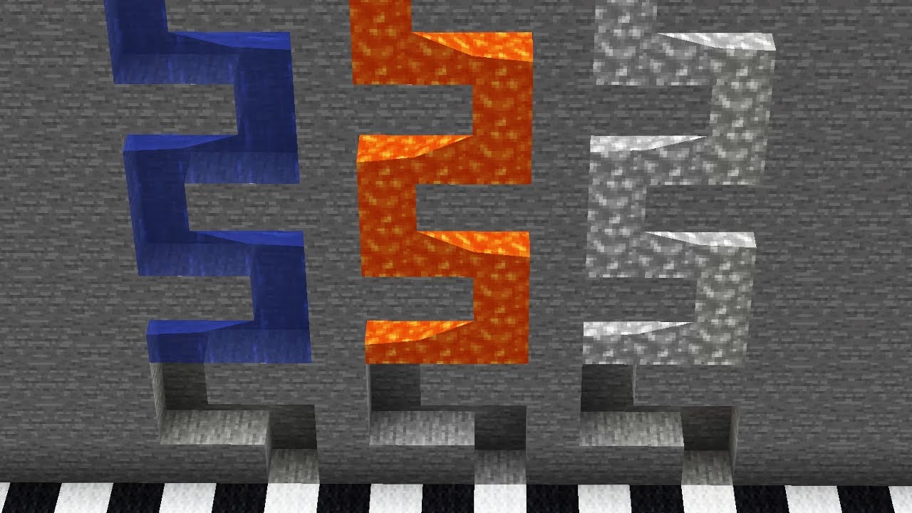 Which Liquid Is Faster In Minecraft ??? - YouTube