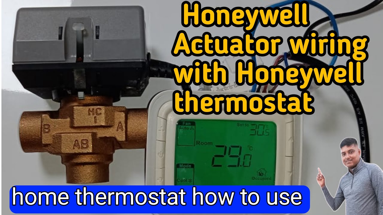 Honeywell Actuator wiring with Honeywell thermostat | Honeywell ...